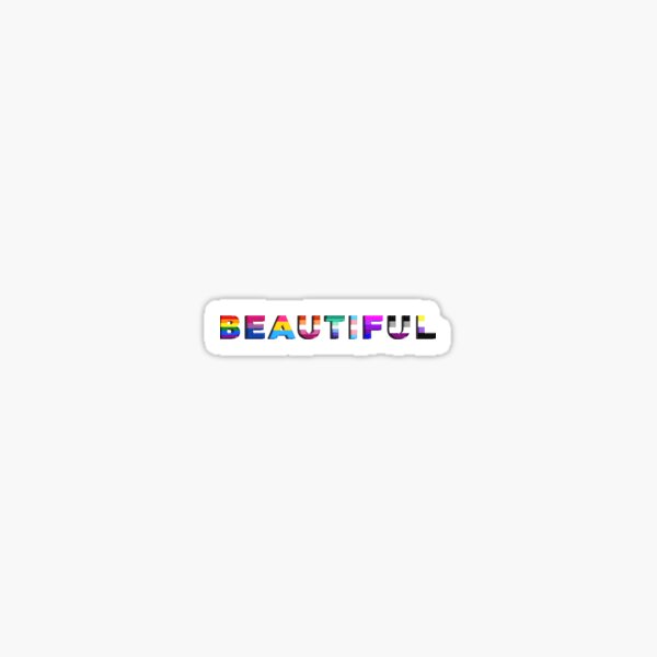 "Beautiful Pride" Sticker for Sale by MeMinch | Redbubble