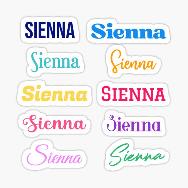 "Sienna - Baby Names Girls Unique - Personalized Gift For Her ...