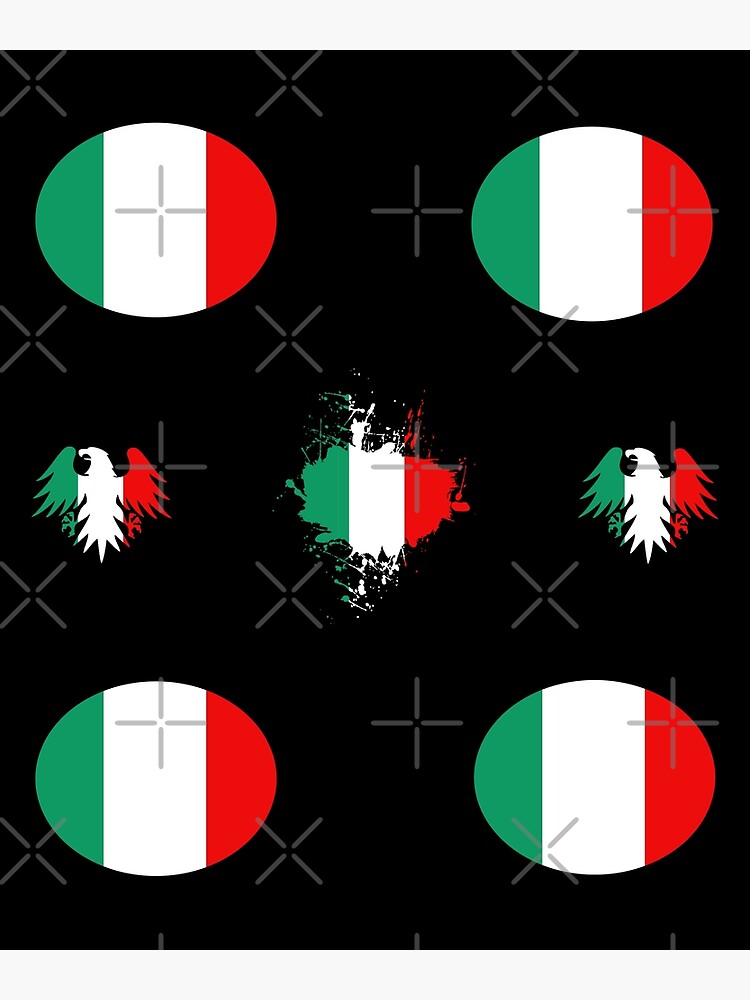 "Italian Flag Pattern Variety Sticker / Magnet Pack - Cool Italy ...