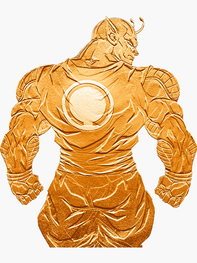 "Orange Piccolo Art-work" Sticker for Sale by Dregart | Redbubble