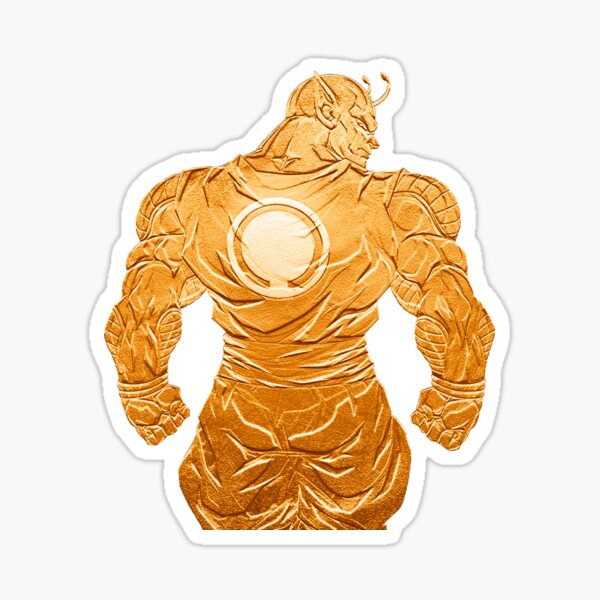 "Orange Piccolo Art-work" Sticker for Sale by Dregart | Redbubble