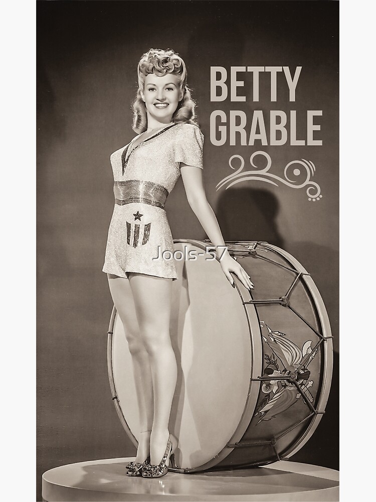 "Betty Grable" Poster for Sale by Jools-57 | Redbubble