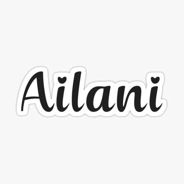 "Ailani" Sticker for Sale by 99Posters | Redbubble