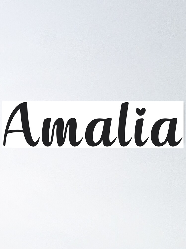 "Amalia" Poster for Sale by 99Posters | Redbubble