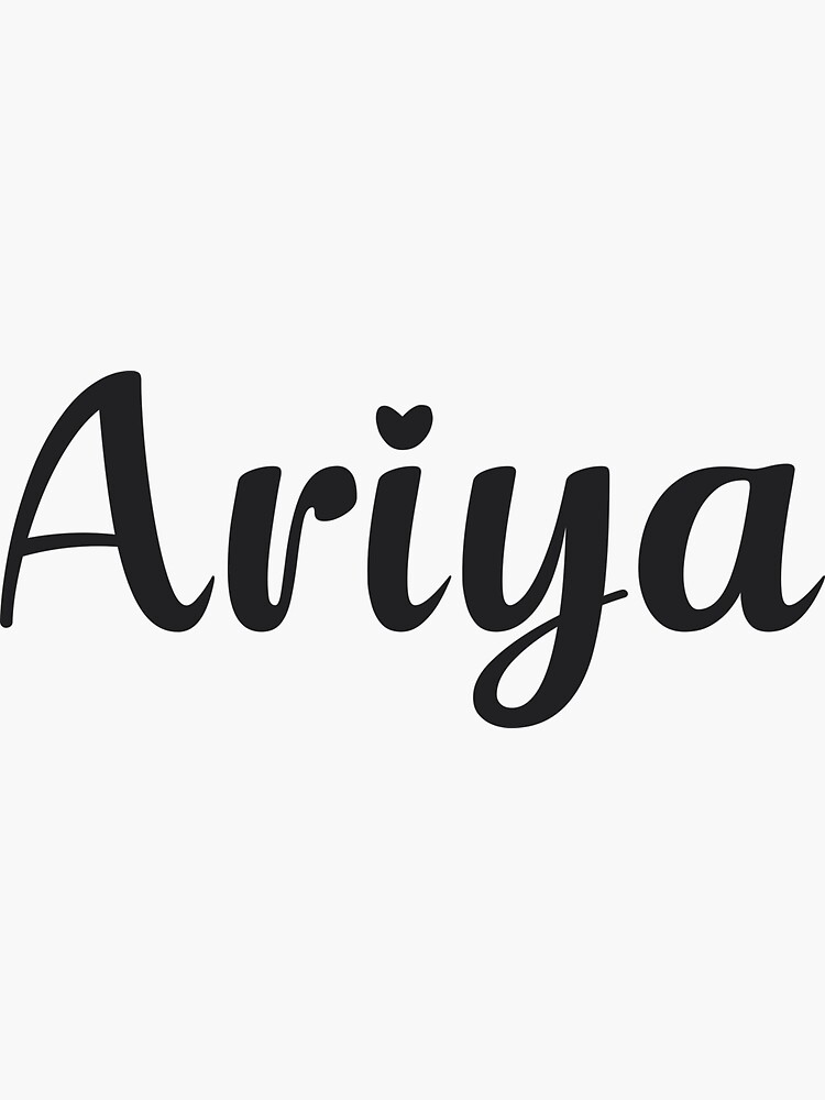 "Ariya" Sticker for Sale by 99Posters | Redbubble