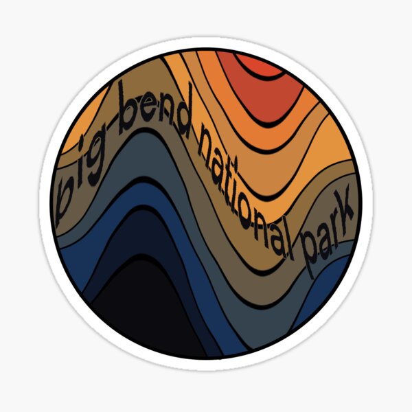 "big bend national park" Sticker for Sale by ragray | Redbubble