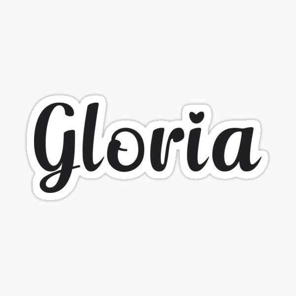 Pegatina «Gloria» de 99Posters | Redbubble