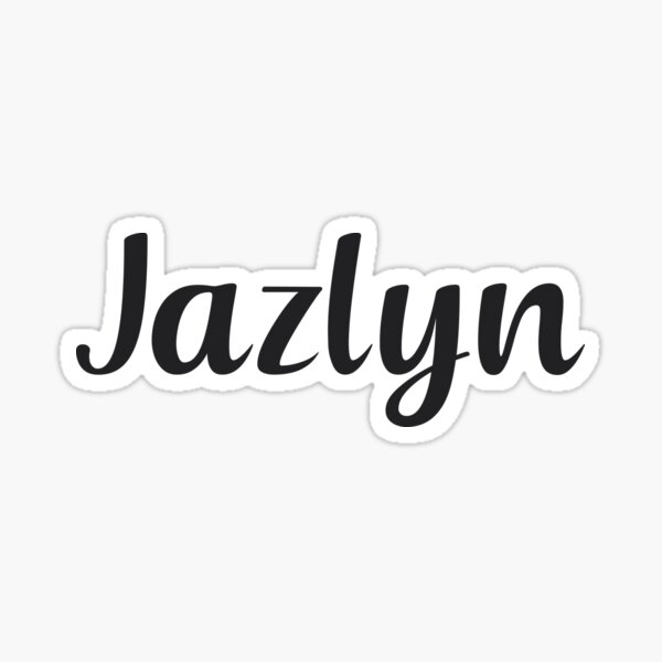 "Jazlyn" Sticker for Sale by 99Posters | Redbubble