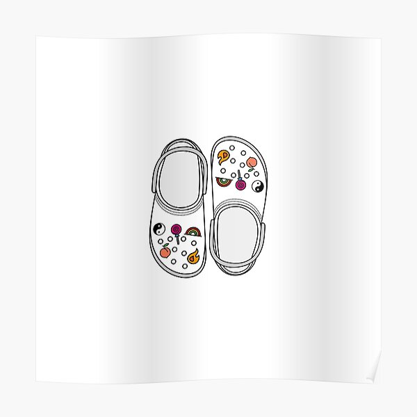"Crocs Jibbitz" Poster for Sale by PKD11011 | Redbubble