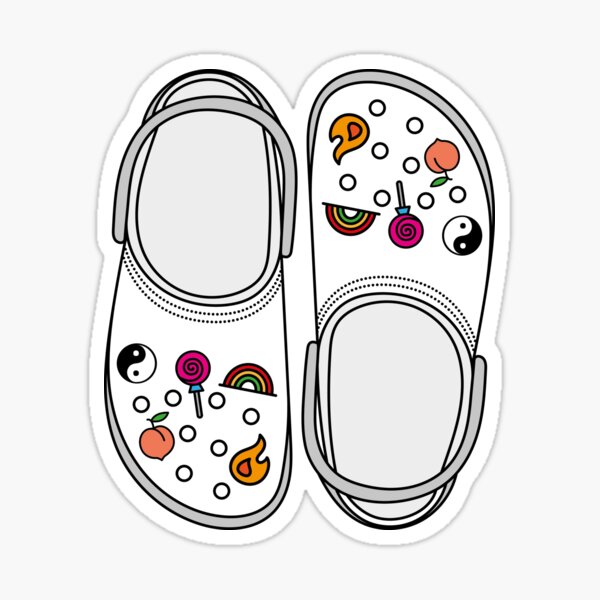 "Crocs Jibbitz" Sticker for Sale by PKD11011 | Redbubble