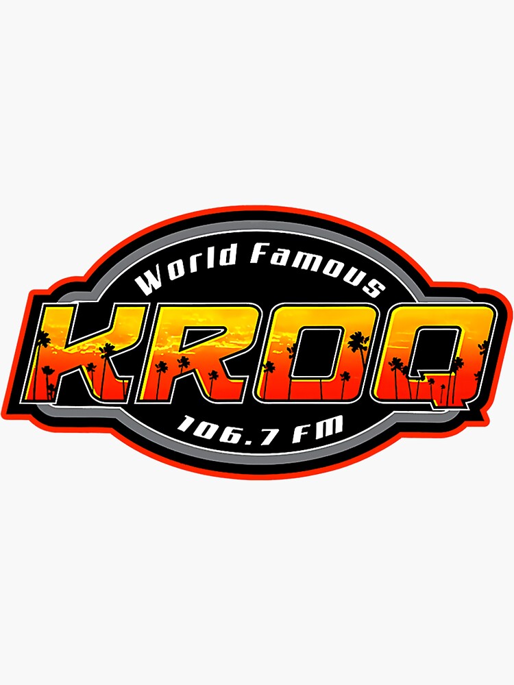 "KROQ LOGO" Sticker for Sale by quickhandlebar5 | Redbubble