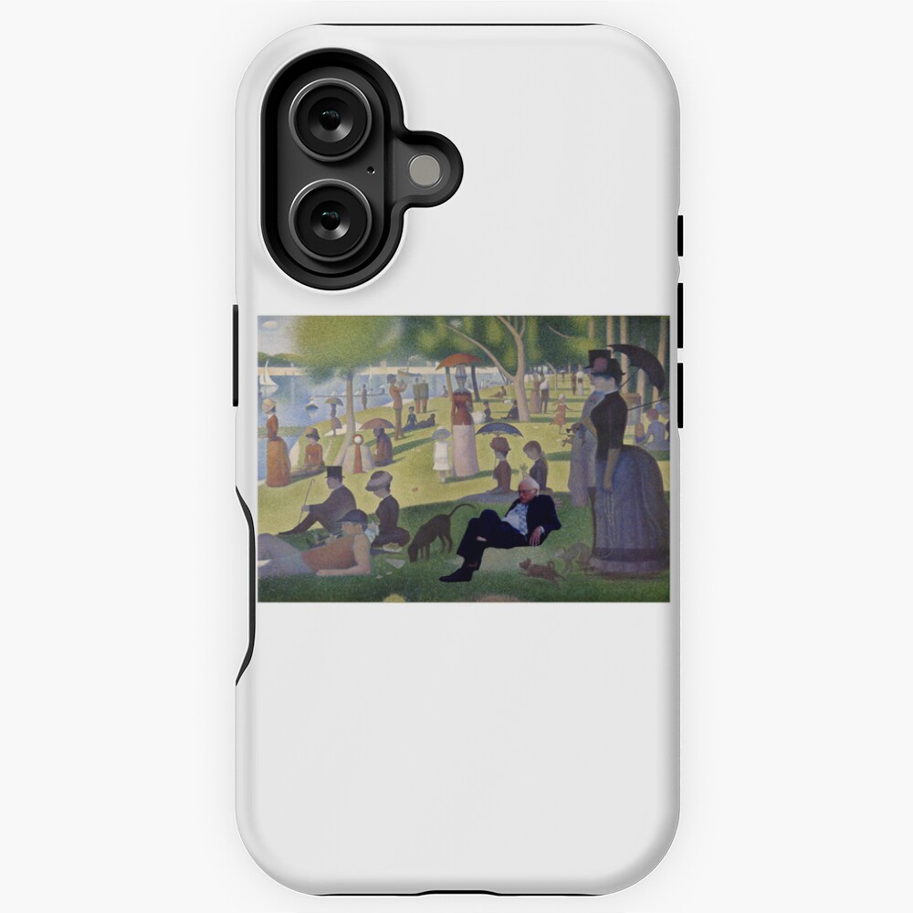 "Bernie Sanders Funny Meme Art Seurat A Sunday Afternoon on the Island ...