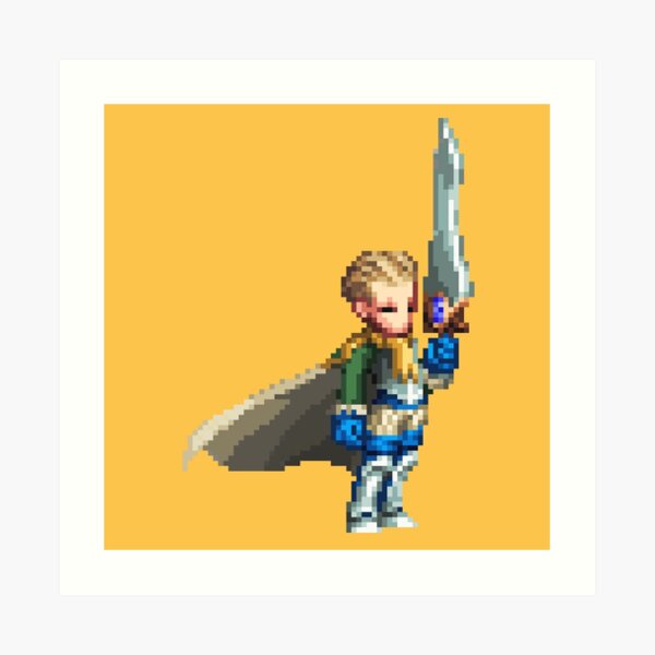 "Beowulf Win Final Fantasy Tactics Pixel Art" Art Print for Sale by ...
