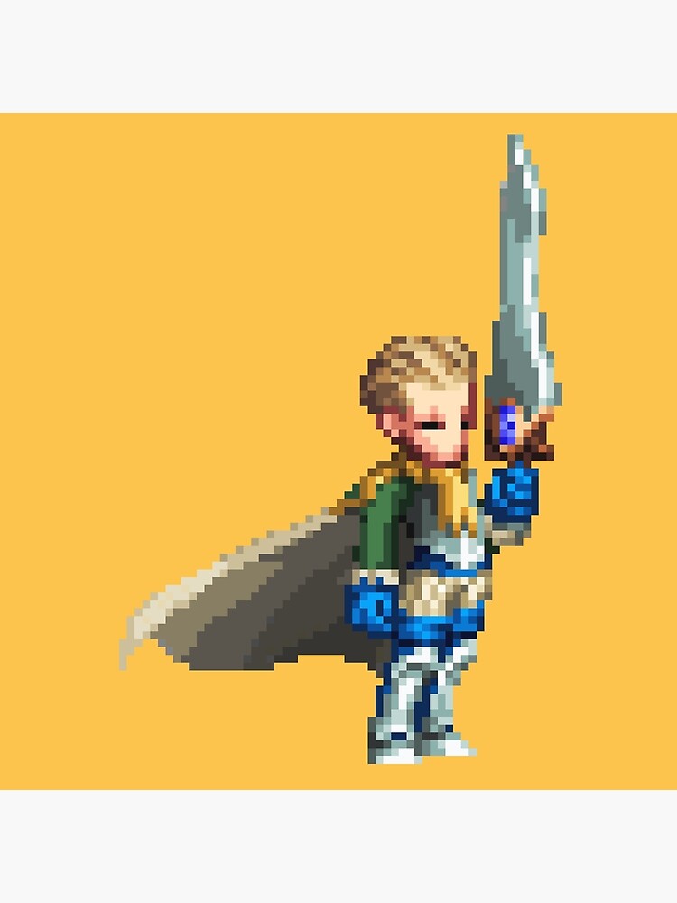 "Beowulf Win Final Fantasy Tactics Pixel Art" Art Print for Sale by ...