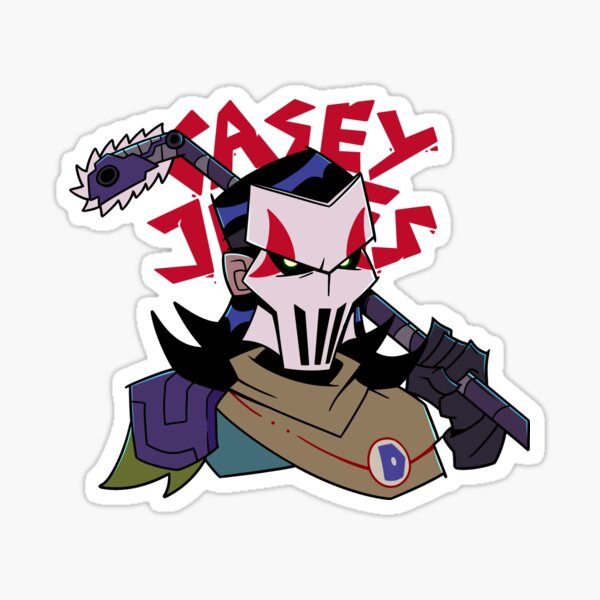 "Casey Jones" Sticker for Sale by anitasafonova | Redbubble