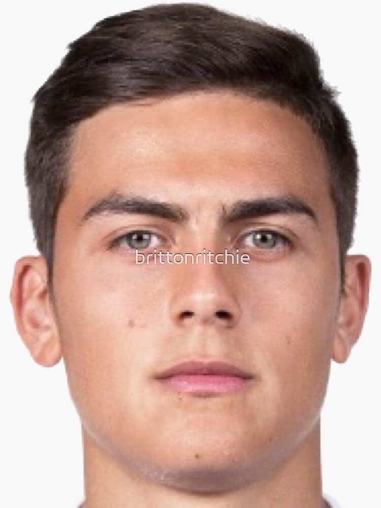 "Paulo Dybala face" Sticker for Sale by brittonritchie | Redbubble