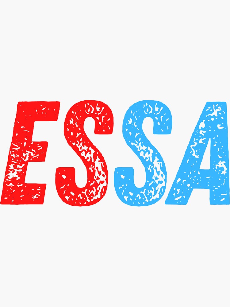 "ESSA it wears, essa is the voice of the young" Sticker for Sale by ...