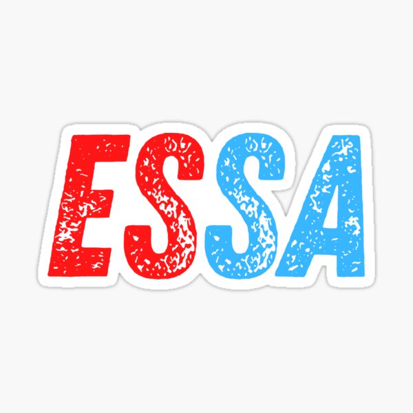 "ESSA it wears, essa is the voice of the young" Sticker for Sale by ...