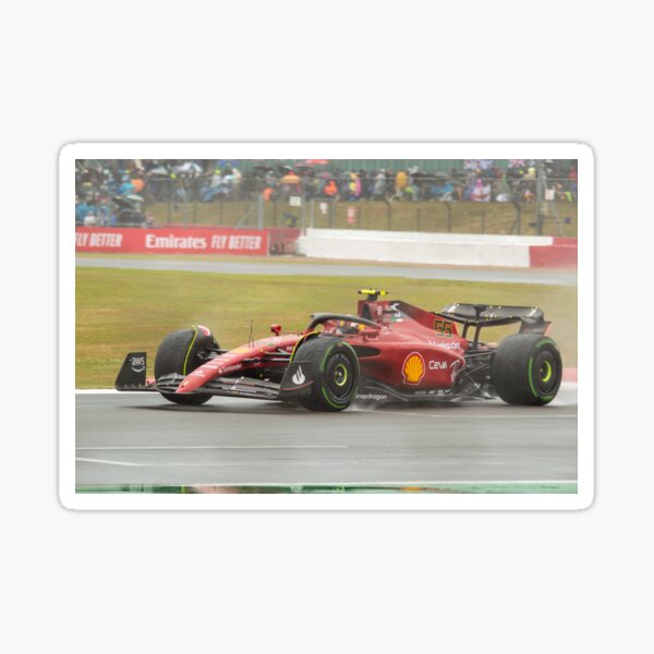 "Carlos sainz silverstone" Sticker for Sale by ETstickerz | Redbubble