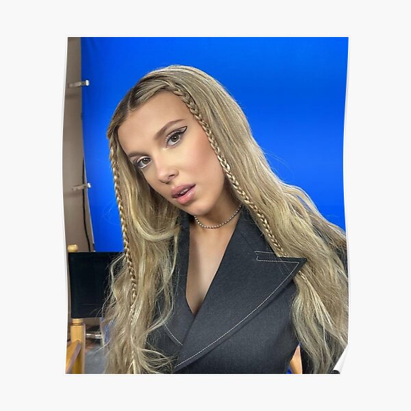 "Millie Bobby Brown Poster Poster, Gift For Boyfriend Poster Poster ...