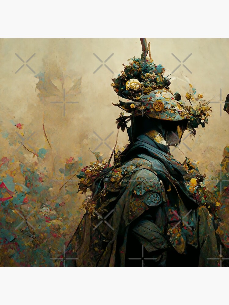 "Samurai Woman nature" Poster for Sale by AI-Concept-Art | Redbubble