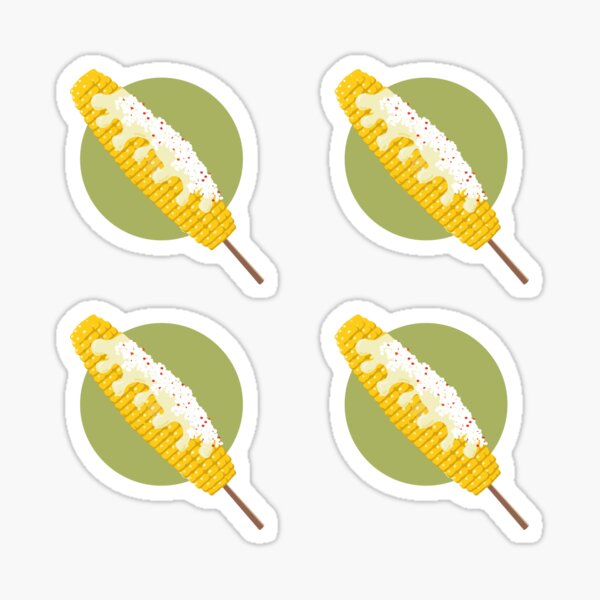 "Elote mexican street food Cinco de Mayo menu" Sticker for Sale by T ...