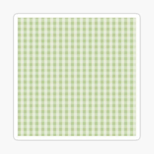 "Sage Green Gingham Pattern " Sticker for Sale by FaithDesigns23 ...