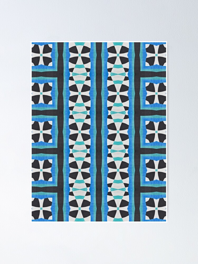 "Heartening and Audacious Sunshiny-Colored Regular Pattern 118" Poster ...