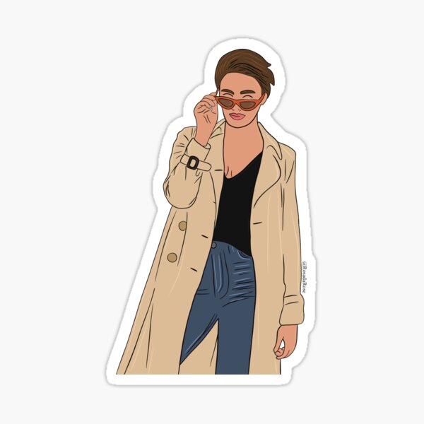 "Danielle Rose Russell #10" Sticker for Sale by Rosadarose | Redbubble