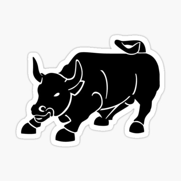 "Bull sticker - Angry bull" Sticker for Sale by Zinakosta | Redbubble