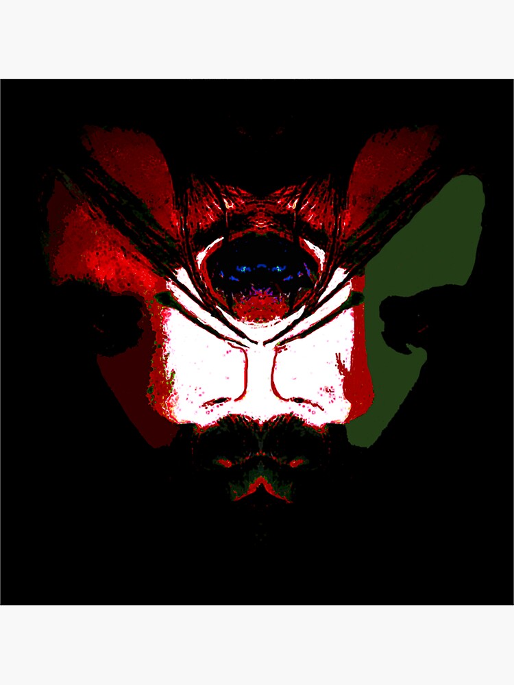 "two face" Sticker by vartan001 | Redbubble