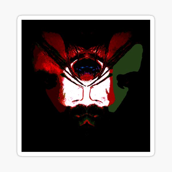 "two face" Sticker by vartan001 | Redbubble