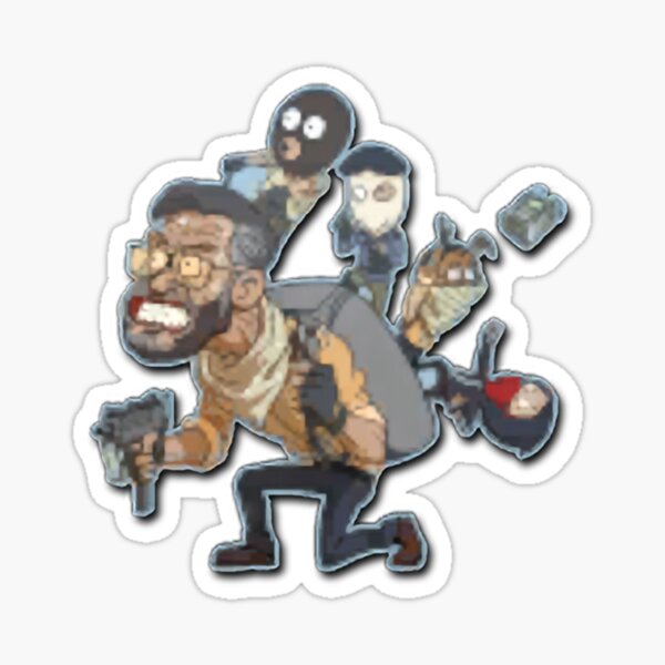 "Hard Carry" Sticker for Sale by Krabstyx | Redbubble