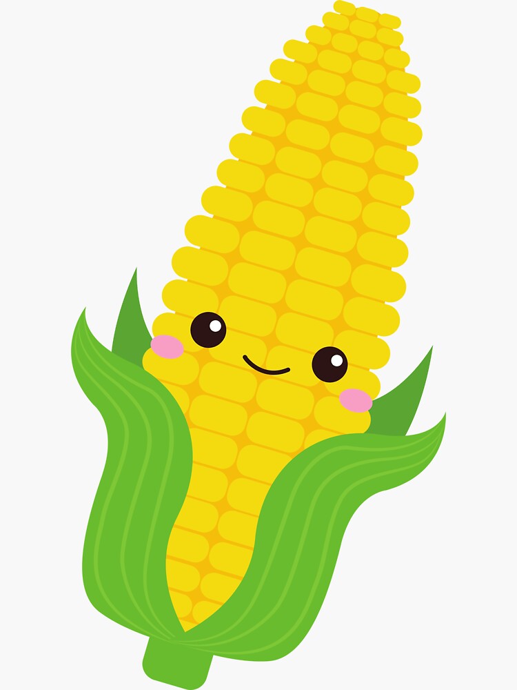 "Cute Smile With Dimples | Corn smile " Sticker for Sale by IQR-Design ...