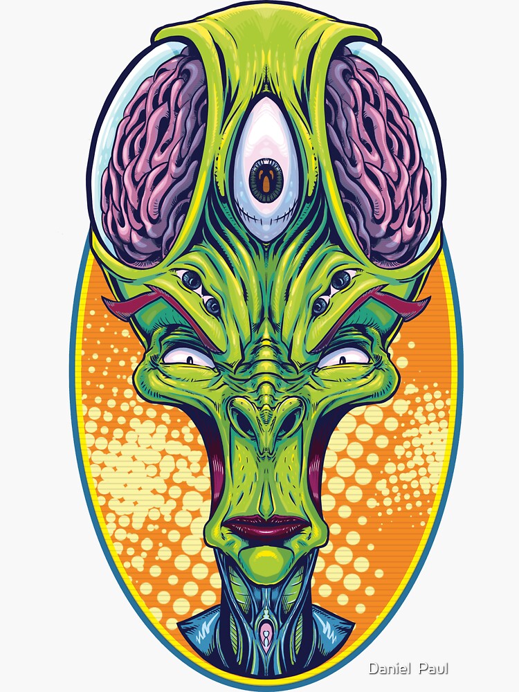 "Alien Queen" Sticker for Sale by LocalMadMan | Redbubble