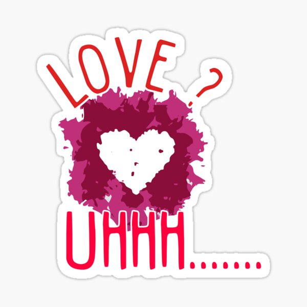"Uhhhh" Sticker for Sale by SDDdesigns | Redbubble
