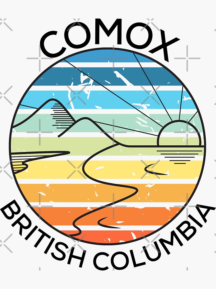"Comox bc British Columbia" Sticker for Sale by MaisieMoo0 | Redbubble