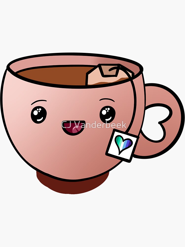 "Happy Trans Inclusive Gay Men Pride Teacup" Sticker for Sale by ...