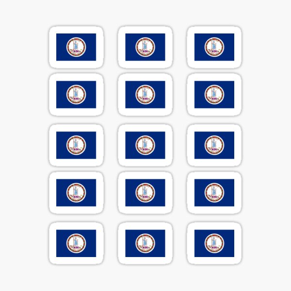 "Virginia - Virginian Flag Pack" Sticker for Sale by FlagsWorld | Redbubble