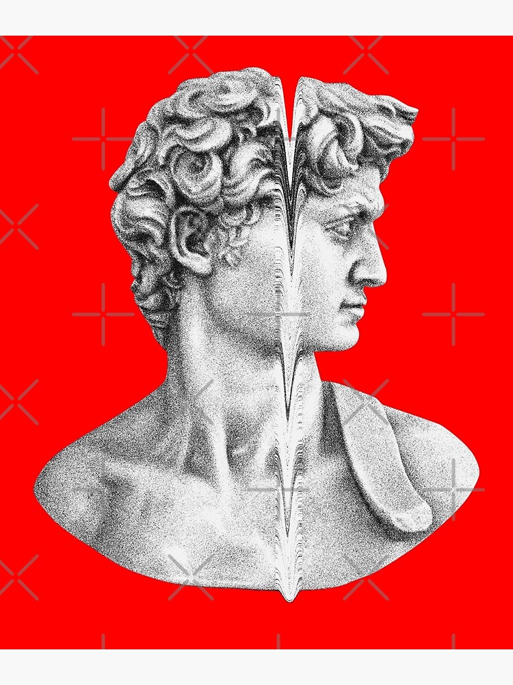"David Statue" Poster for Sale by Menopiko | Redbubble