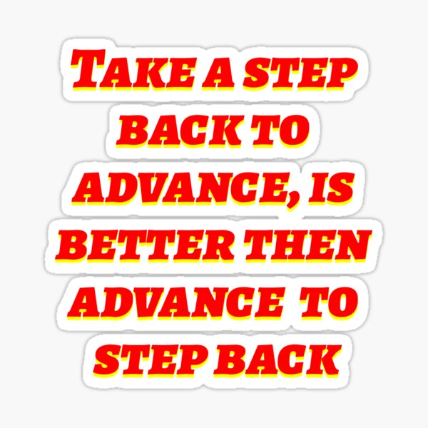 "A step to the future" Sticker for Sale by hcarts | Redbubble