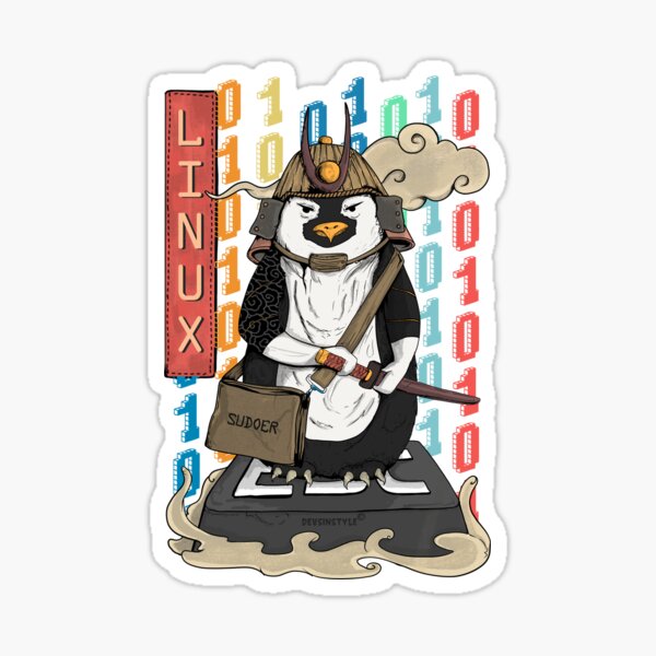 "Samurai penguin | A linux penguin" Sticker for Sale by heidiki-png ...