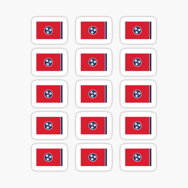 "Tennessee - Tennesseean Flag Pack" Sticker for Sale by FlagsWorld ...
