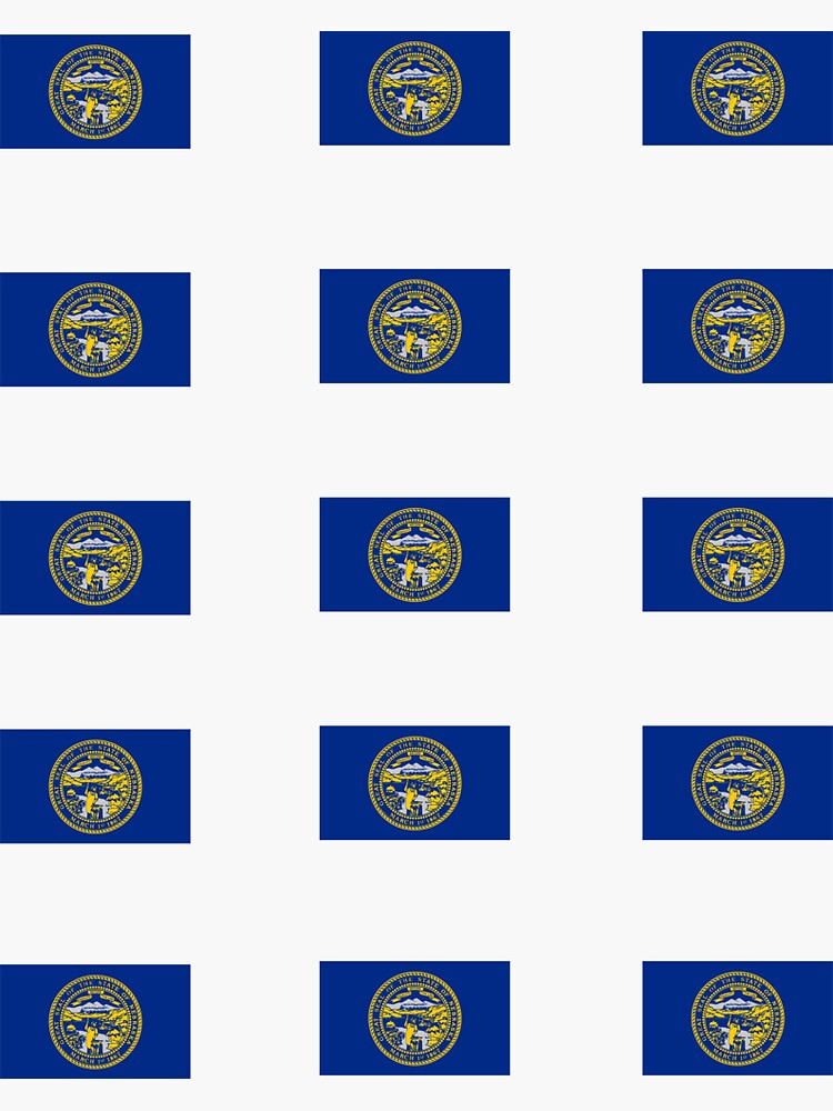 "Nebraska - Nebraskan Flag Pack" Sticker for Sale by FlagsWorld | Redbubble