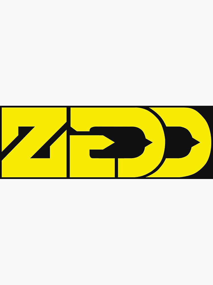 "zedd logo " Sticker for Sale by Rat4int | Redbubble