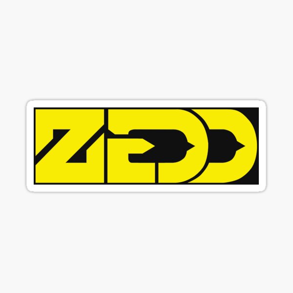 "zedd logo " Sticker for Sale by Rat4int | Redbubble