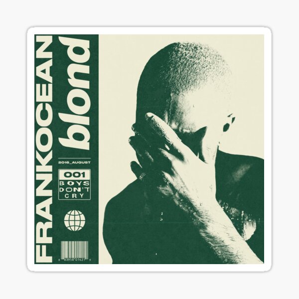 "Frank Ocean green cover art" Sticker for Sale by Hekat10 | Redbubble