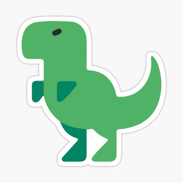 "T-rex Emoji" Sticker for Sale by ThatBanana | Redbubble
