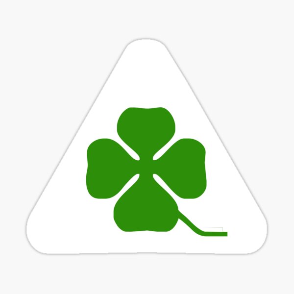 "Quadrifoglio Merchandise" Sticker von DavisGlasscock | Redbubble