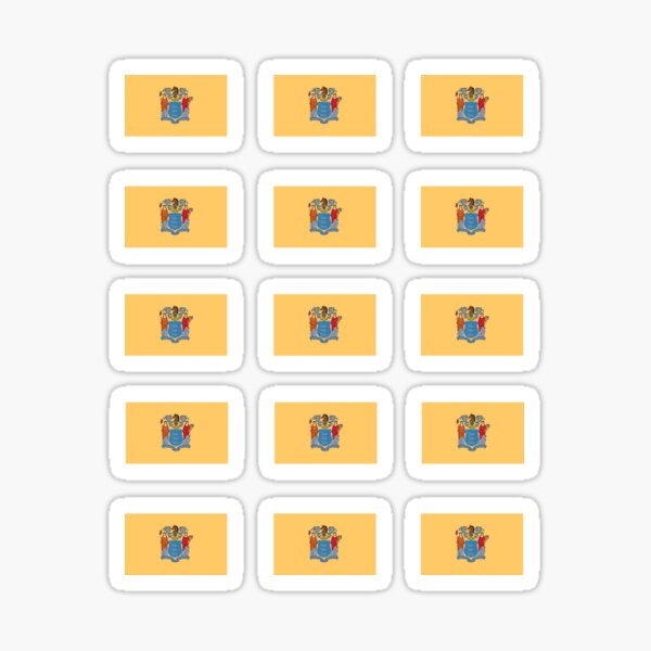 "New Jersey - New Jerseyan Flag Pack" Sticker for Sale by FlagsWorld ...